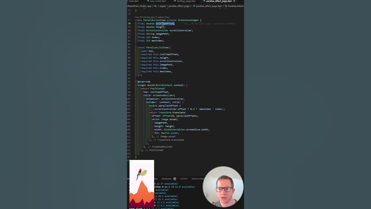 Parallax Scroll Effect in Flutter - YouTube