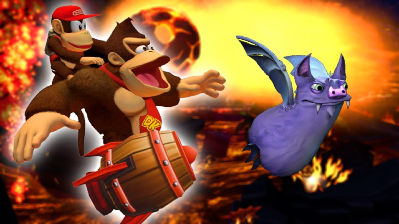 Donkey Kong Country Returns HD - All Rocket Barrel Levels [4K] - YouTube
