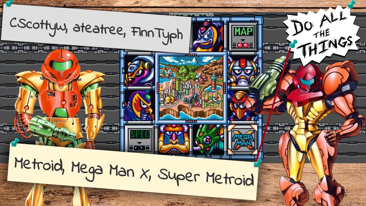 Metroid - Mega Man X - Super Metroid - Do All The Things - GDQ Hotfix ...