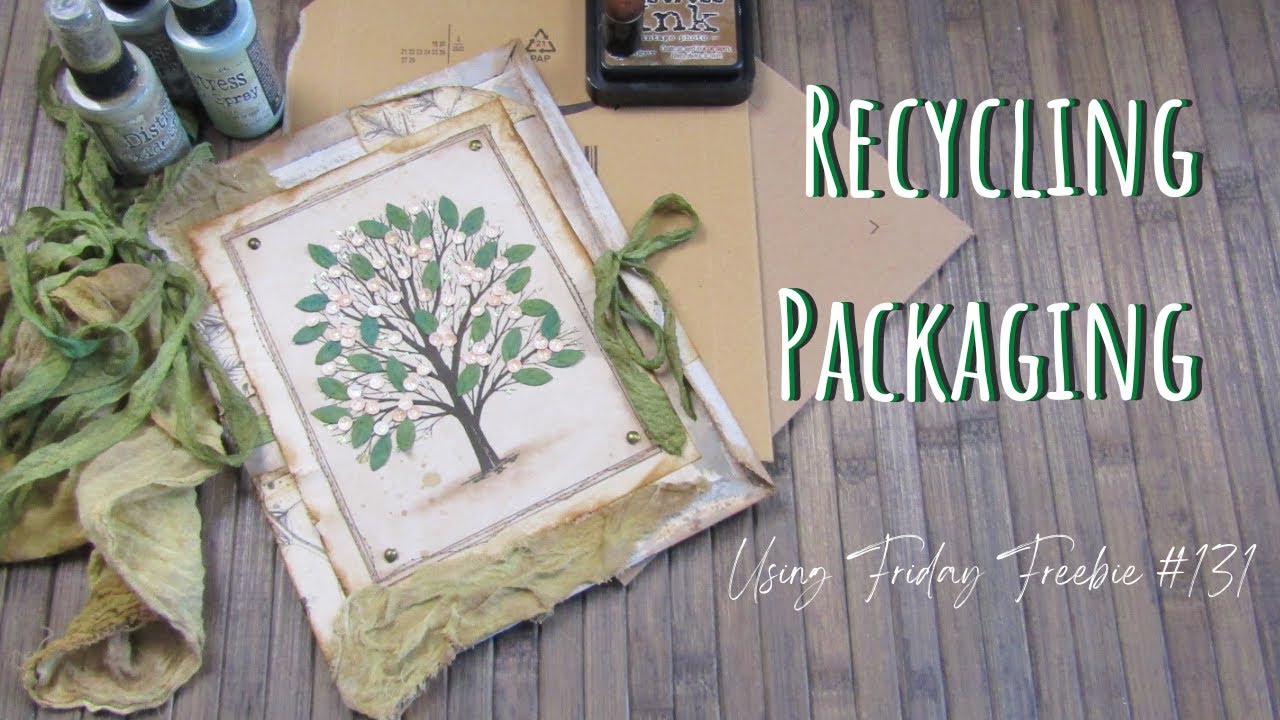Recycling Amazon Packaging Using Friday Freebie #131 - YouTube