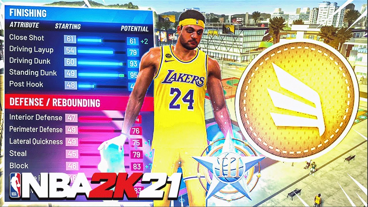 MY REP GRINDING BUILD FOR NBA 2K21!!! - YouTube