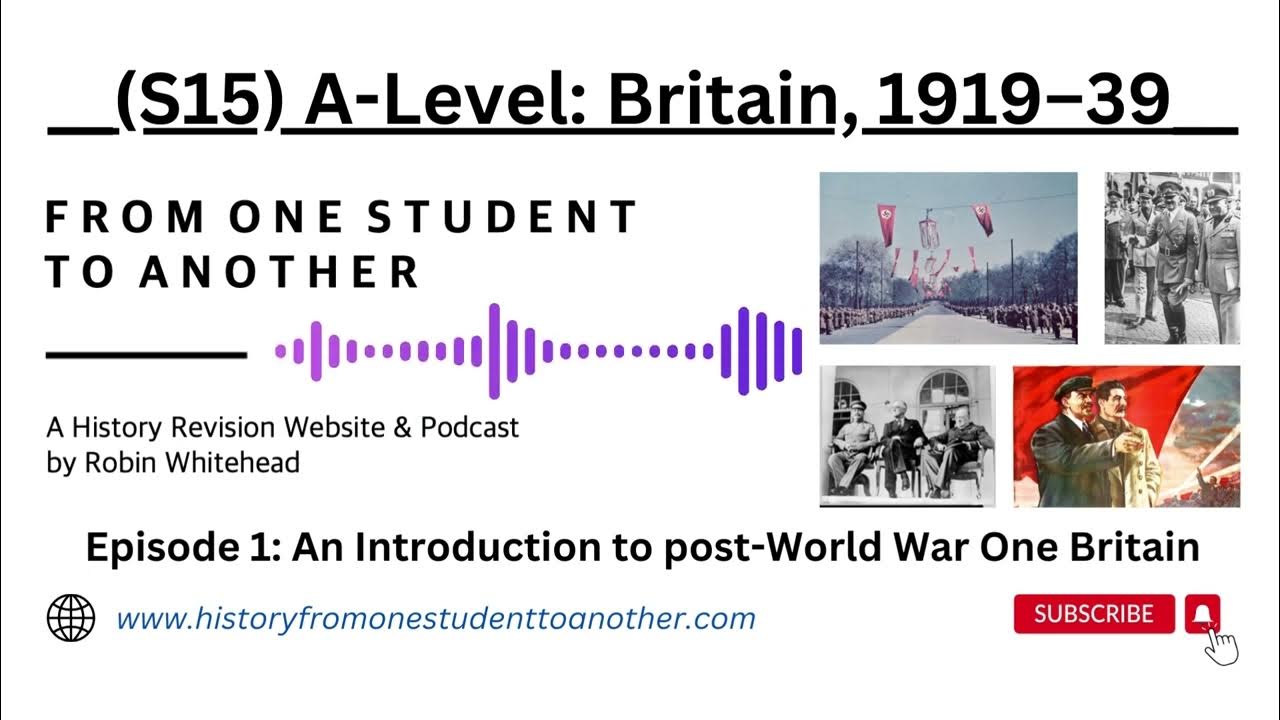 An Introduction to post-World War One Britain - YouTube