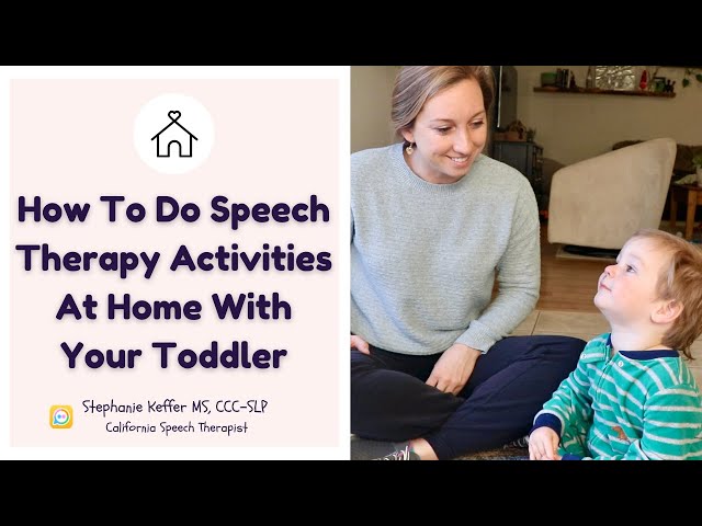 Speech Therapy Children Activities