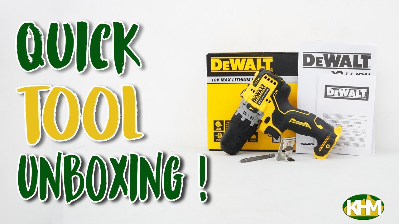 Quick Unboxing Dewalt DCD706N 12V Cordless Hammer Drill 10mm Bare - YouTube