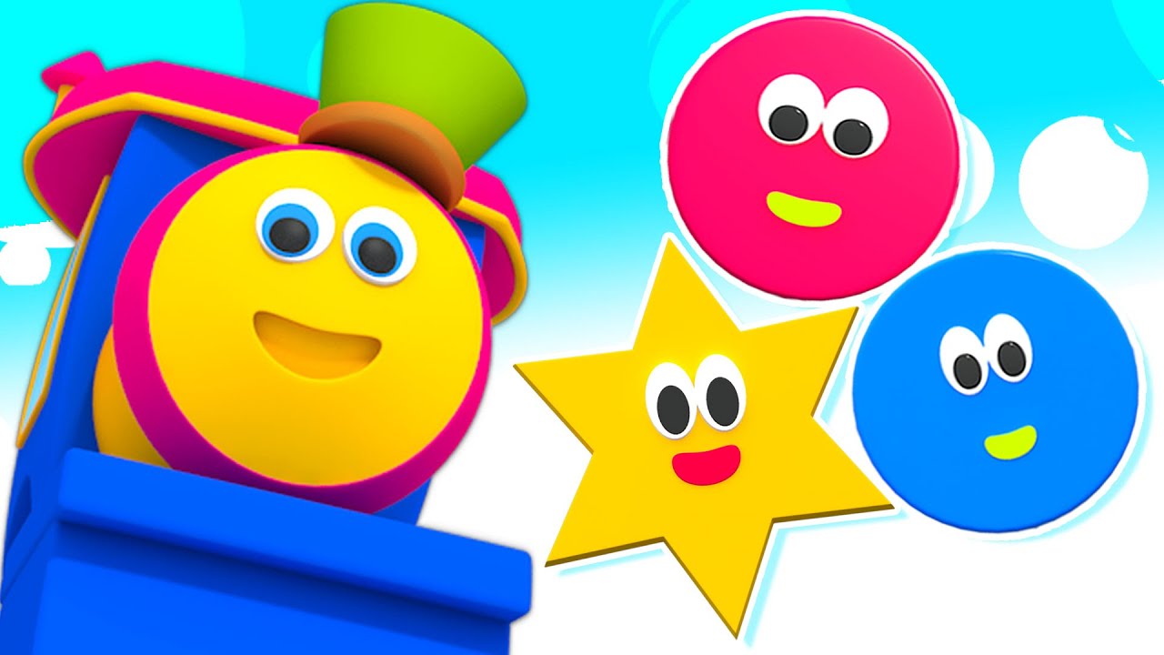 Shapes Train, Learning Videos and Nursery Rhymes for Kids - YouTube