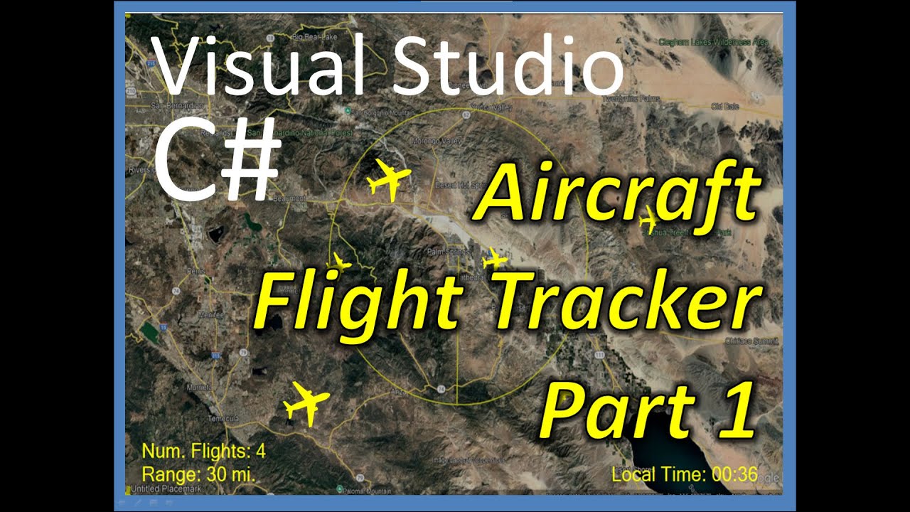 C# Visual Studio Aircraft Flight Tracker Part 1 - YouTube