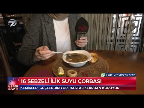 16 Sebzeli İlik Suyu Çorbası
