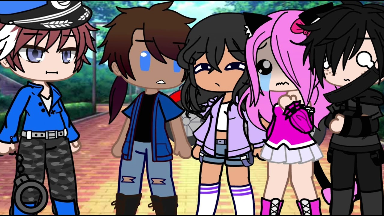 4 people on a motorcycle gacha original? aphmau zane,KC,ein,pierce ...