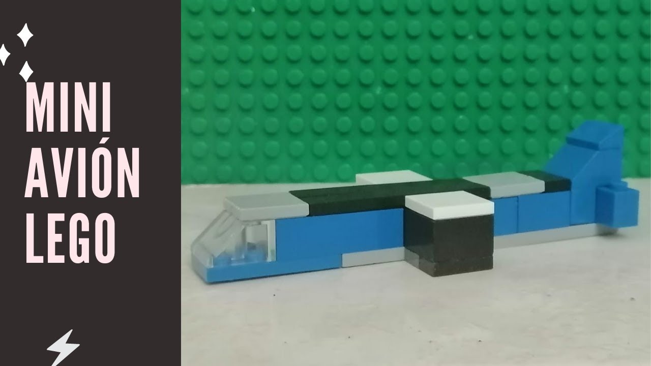 Como hacer un mini avion de lego - YouTube