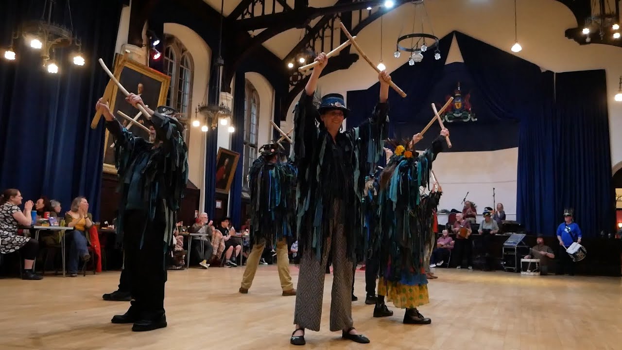 2025 03 29 Lodestone Border Morris performing "Blacksmith's Hey" - YouTube
