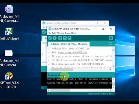 Arducam Camera Shield V2 Demo Tutorial for Arduino - YouTube