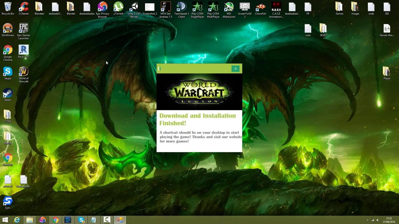 World of Warcraft Legion [Crack Official] - YouTube