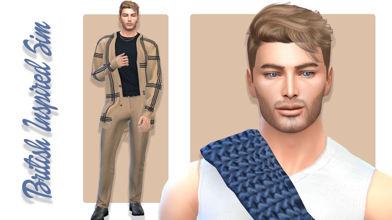 British Inspired Sim | SIMS 4 CAS | CC Folder and Sim Download - YouTube