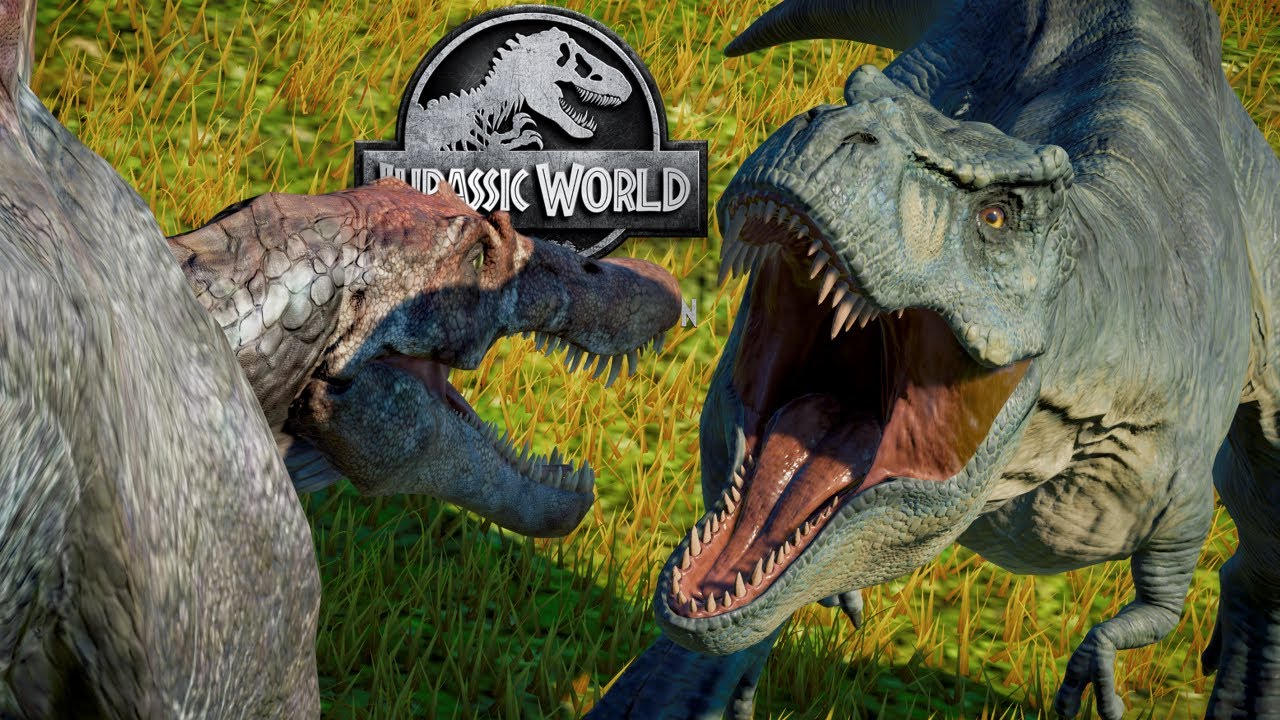 (Max Attack) T-Rex vs (Max Defense) Spinosaurus - Extreme Dinosaurs ...