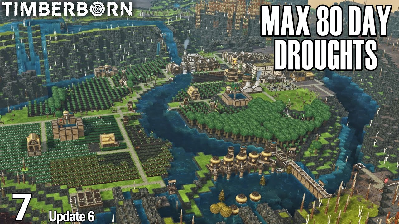 Super Long Droughts & Bad Tides | Custom Settings | TIMBERBORN - YouTube