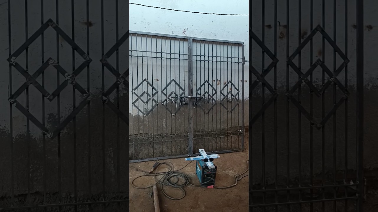 square bar gate design #newgatedesign #gate - YouTube