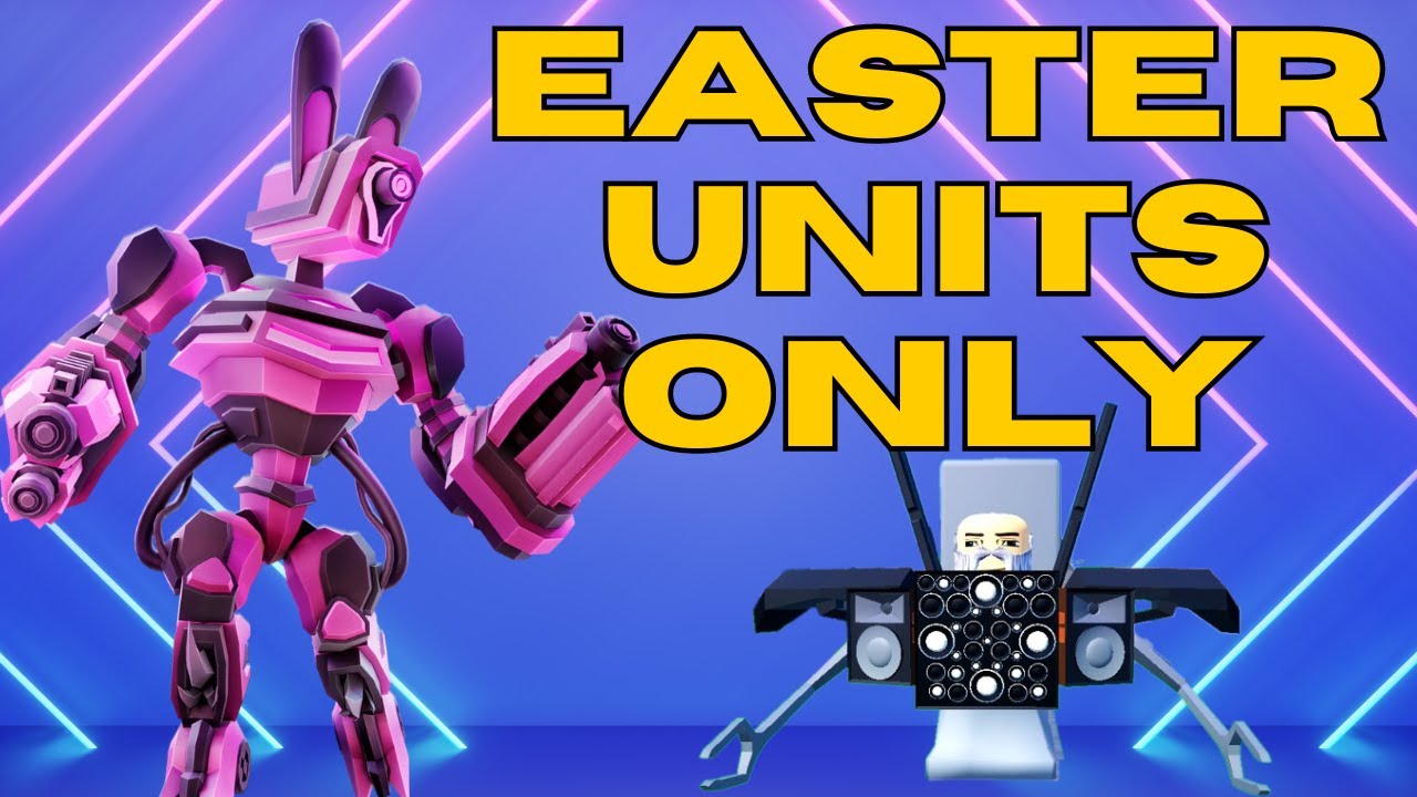 ONLY EASTER UNITS CHALLENGE: EGG ISLAND | Skibidi Toilet Tower Defense ...