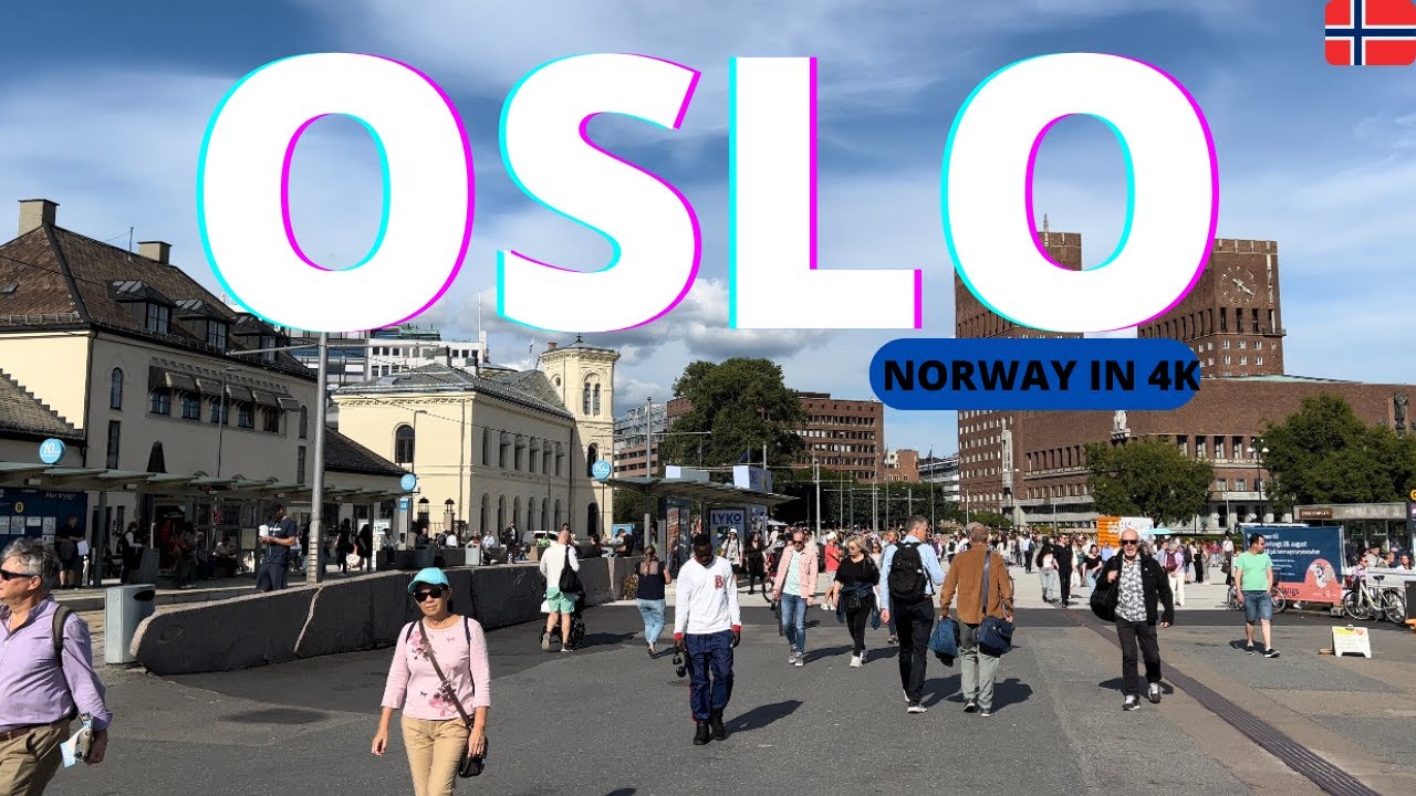 Oslo, Norway 2022 - 23 August Walking Tour - 4K/60fps HDR - YouTube