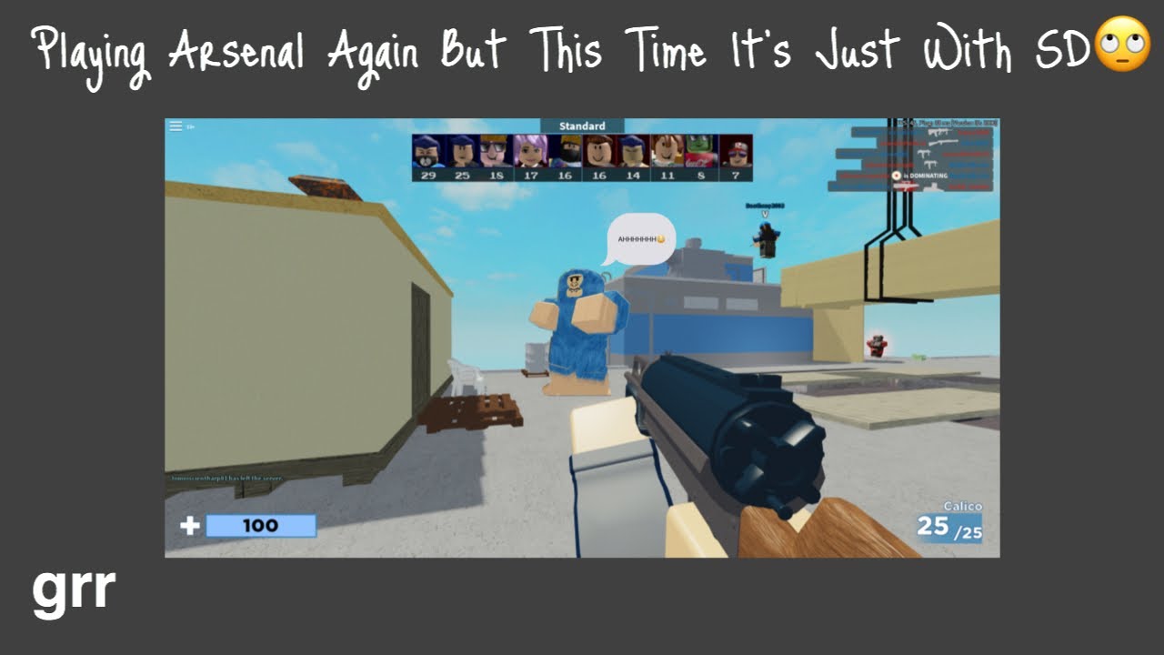 Arsenal On Roblox With SD // LC and SD Gaming - YouTube