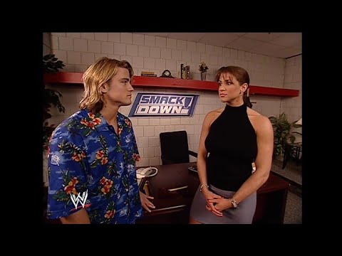 Stephanie McMahon reprimands Brian Kendrick! 03/20/2003 - YouTube