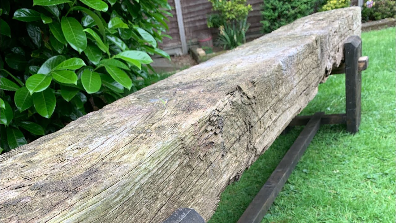 Garden Bench Project | Bench Legs | Sleeper Bench | Mortice and Tenon ...