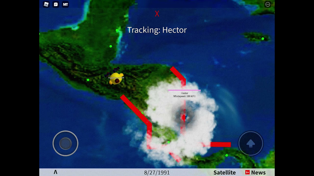 Hurricane Hector (Hurricane Tracker Reborn) - YouTube