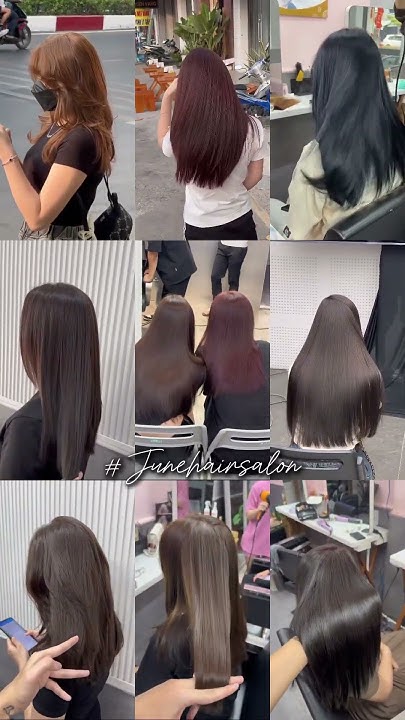 Tuyển tập những màu nhuộm sáng da , ko tẩy hè 2024 | June Hair Salon #tocdepbienhoa - YouTube