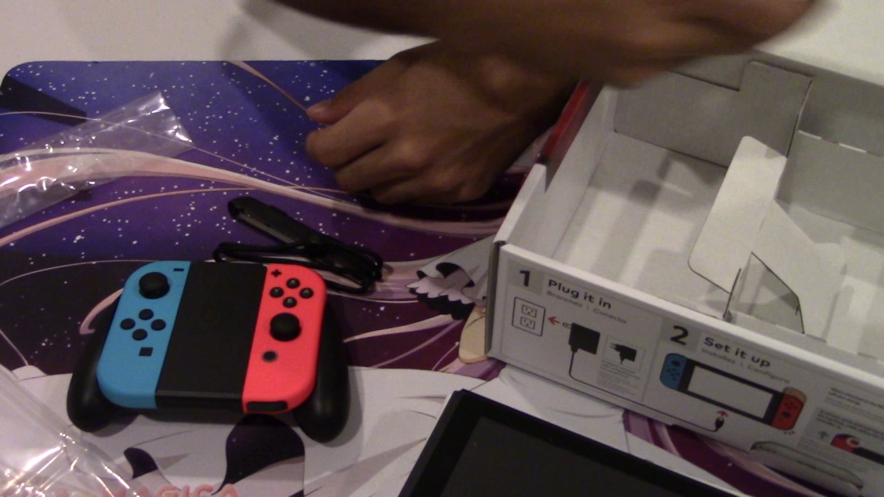 Nintendo Switch (Neon) Unboxing!!! - YouTube