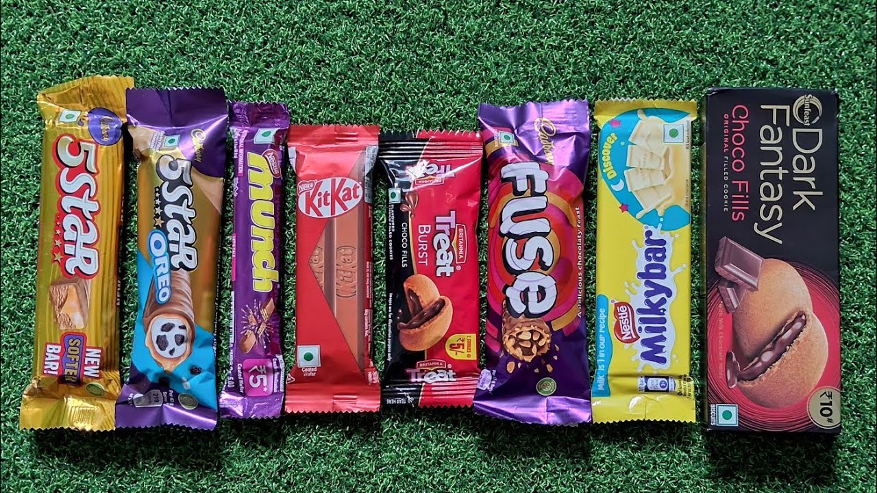 Dark fantasy vs Milky bar vs fuse vs Crispello vs KitKat vs Munch vs ...
