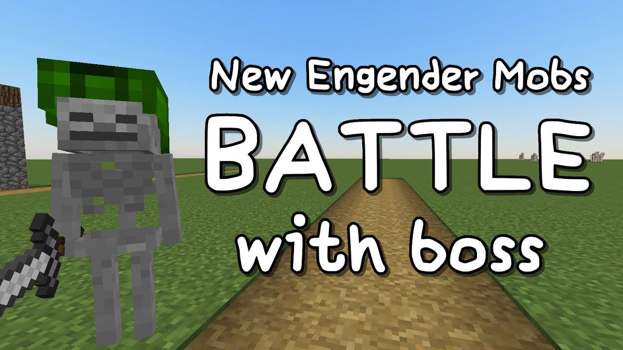 New Engender Mobs BATTLE with boss - Minecraft Engender mod | JL 2025 ...