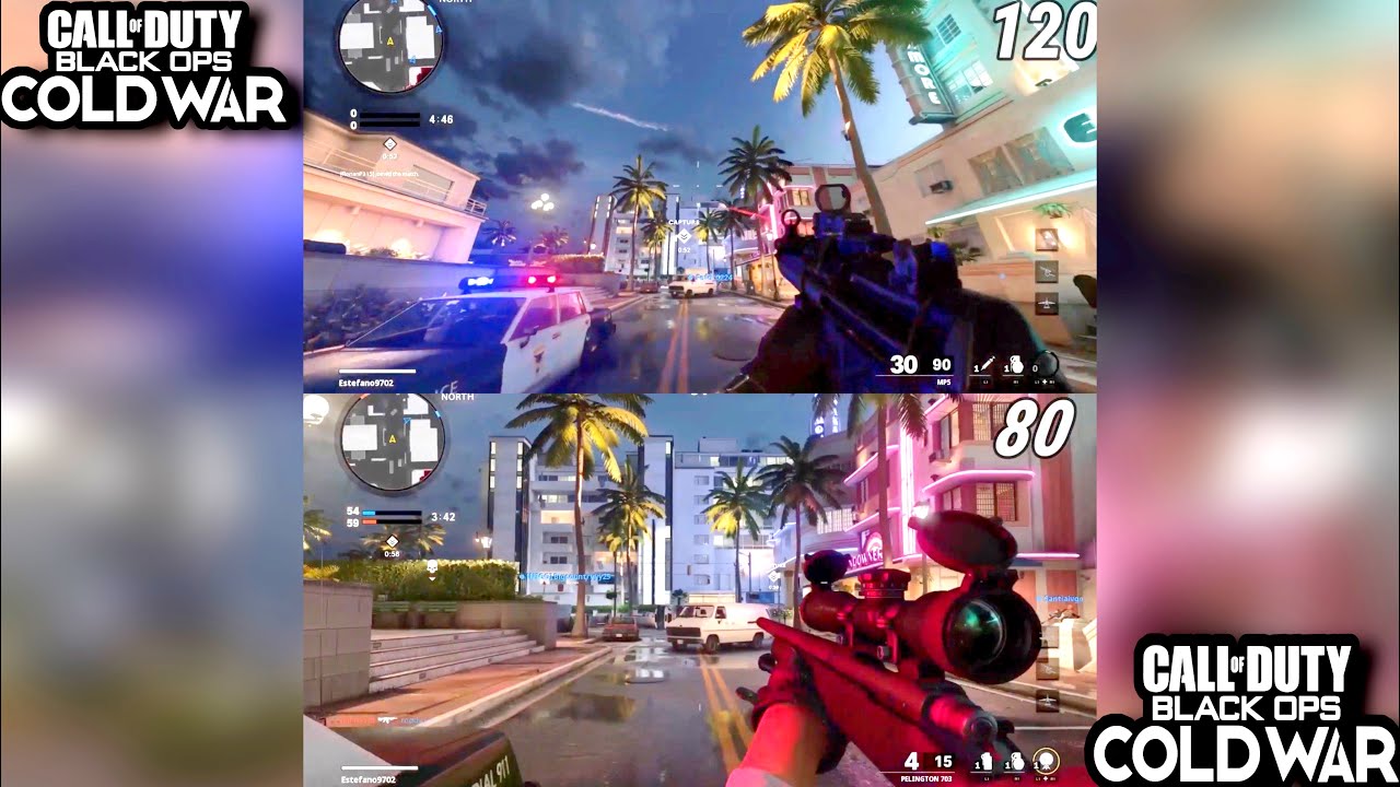 *COLD WAR*ASI ES EL CAMPO DE VISION(FOV)EN CONSOLA CALL OF DUTY COLD ...