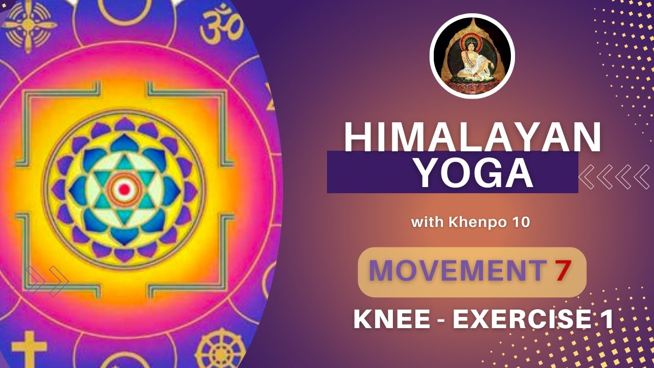 HIMALAYAN YOGA MOVEMENT [STEP 7] KNEE AWARENESS EXERCISE 1 - YouTube