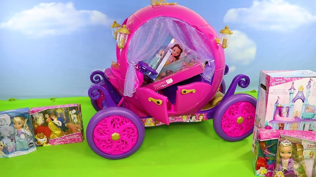Play Snow White Carriage with Dolls for Kids || Sinderlela 👸 - YouTube