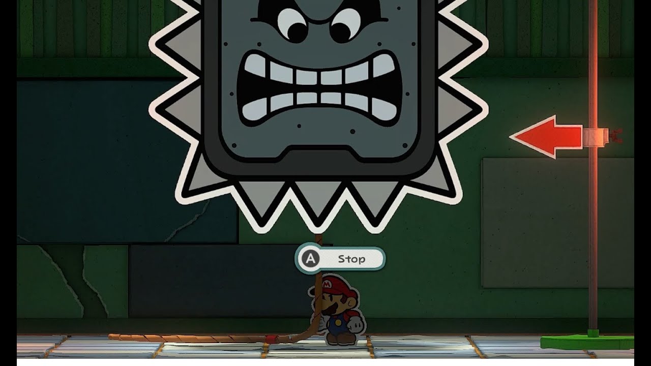 Paper Mario - Finish the Trial of Courage and get Courage Orb avoid the ...