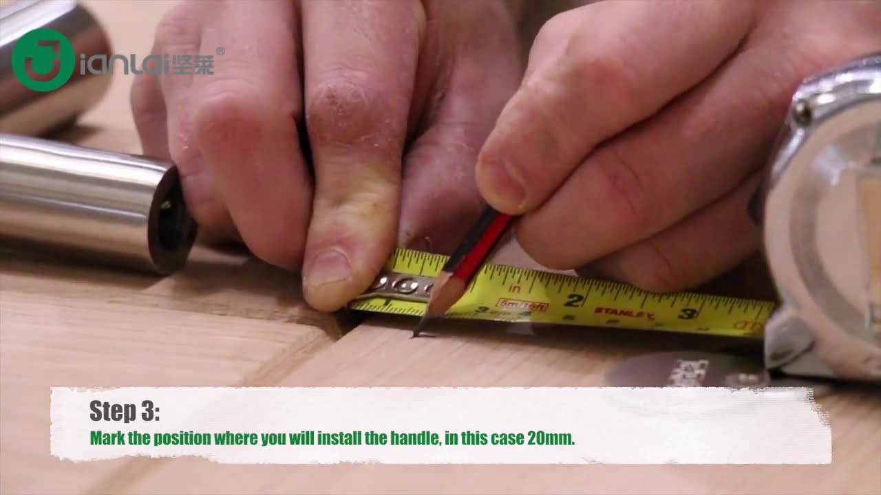 How to Install Wooden Door Handle ---- Jianlai Stainless Steel Door ...