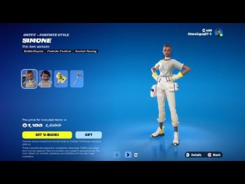 Fortnite New Simone Skin + Showcase (Fortnite Battle Royale) - YouTube