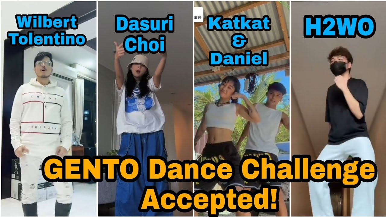 Tiktok Stars Takes on the GENTO Dance Challenge! | Esbi Updates - YouTube