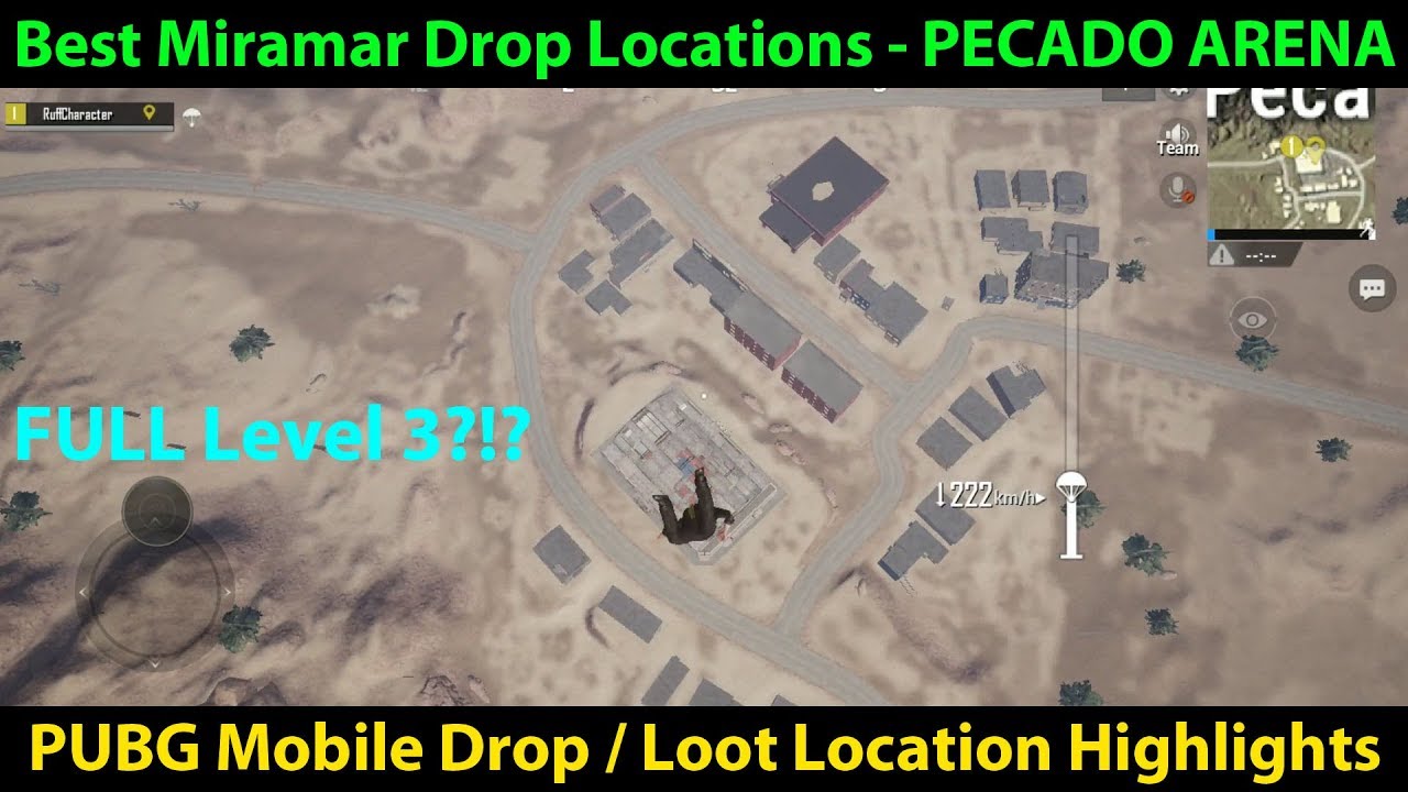 Miramar Best Drop / Loot Location #1 - Pecado Arena - Desert Map's ...