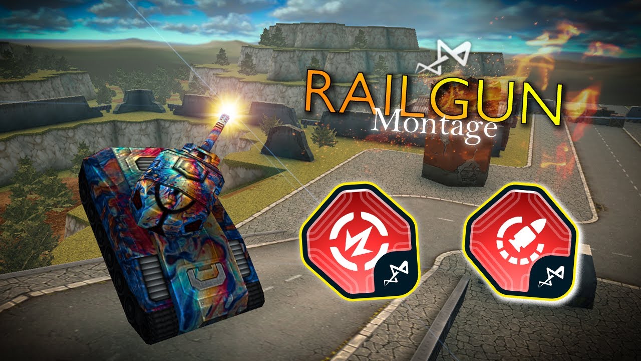 The BEST Railgun Clips You've EVER Seen - Tanki Online Highlights - YouTube
