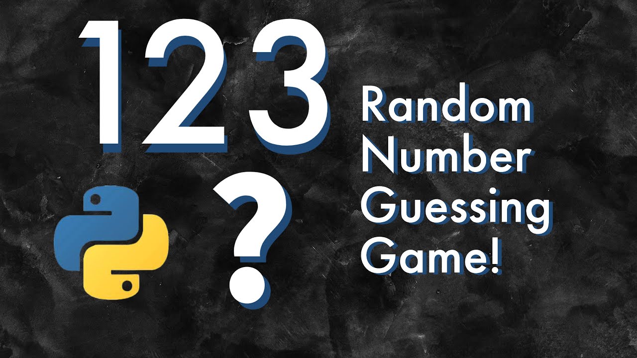 Random Number Guessing Game In Python - YouTube