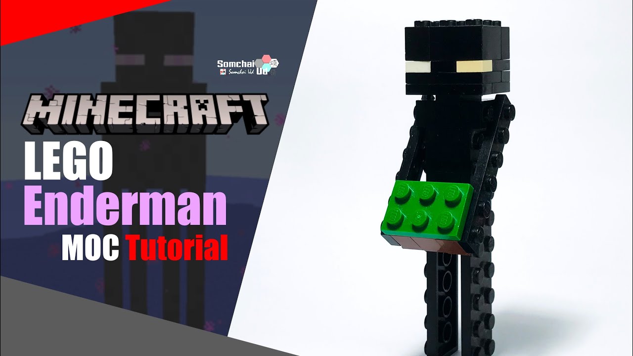 LEGO Minecraft Enderman MOC Tutorial | Somchai Ud - YouTube