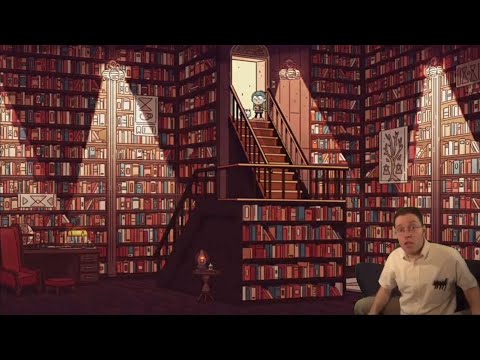 Hilda and Twig find AVGN in the Secret Library room
