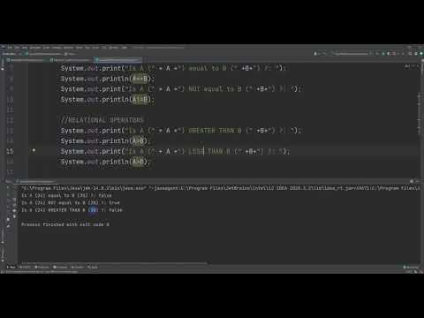 Java Basics #008: Equality, Relational and Conditional Operators - YouTube
