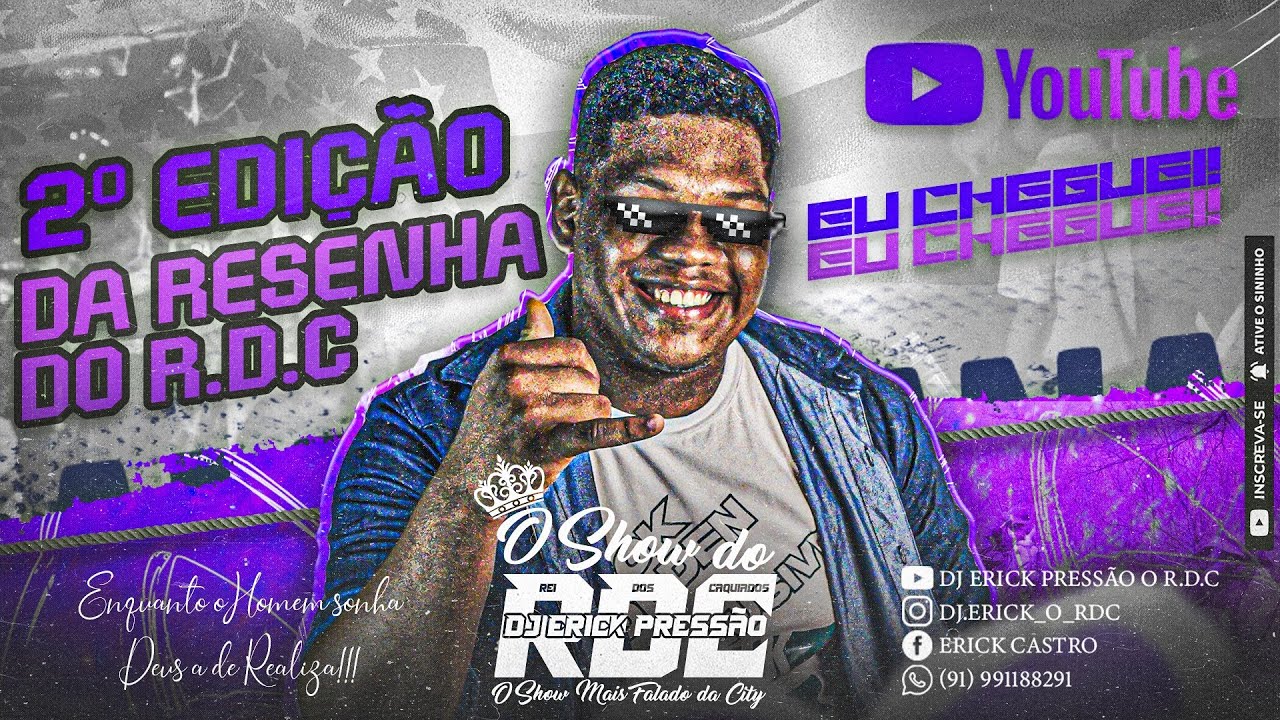 SET AO VIVO SÓ RESENHA 2° EDIÇÃO DO DJ ERICK PRESSÃO RDC - YouTube