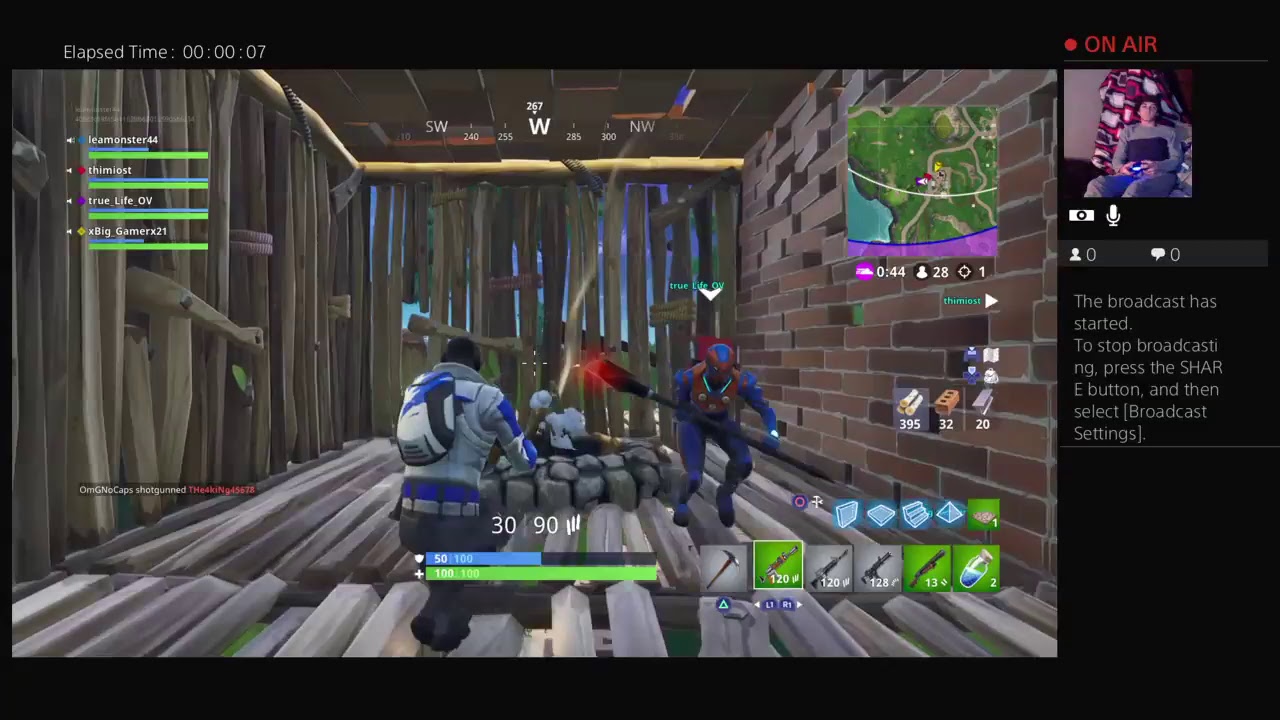 Fortnite Live gameplay - YouTube