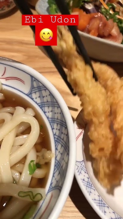 Ebi Udon #satisfying #asmr #shorts #food #japanesefood - YouTube