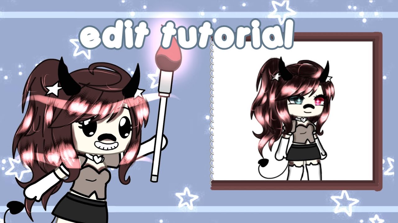 edit tutorial gacha life by;@laurenmikimo - YouTube