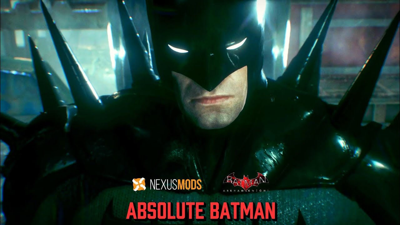 Spiked Absolute Batman [PC Mod] Suit Up and Gameplay in Batman Arkham ...