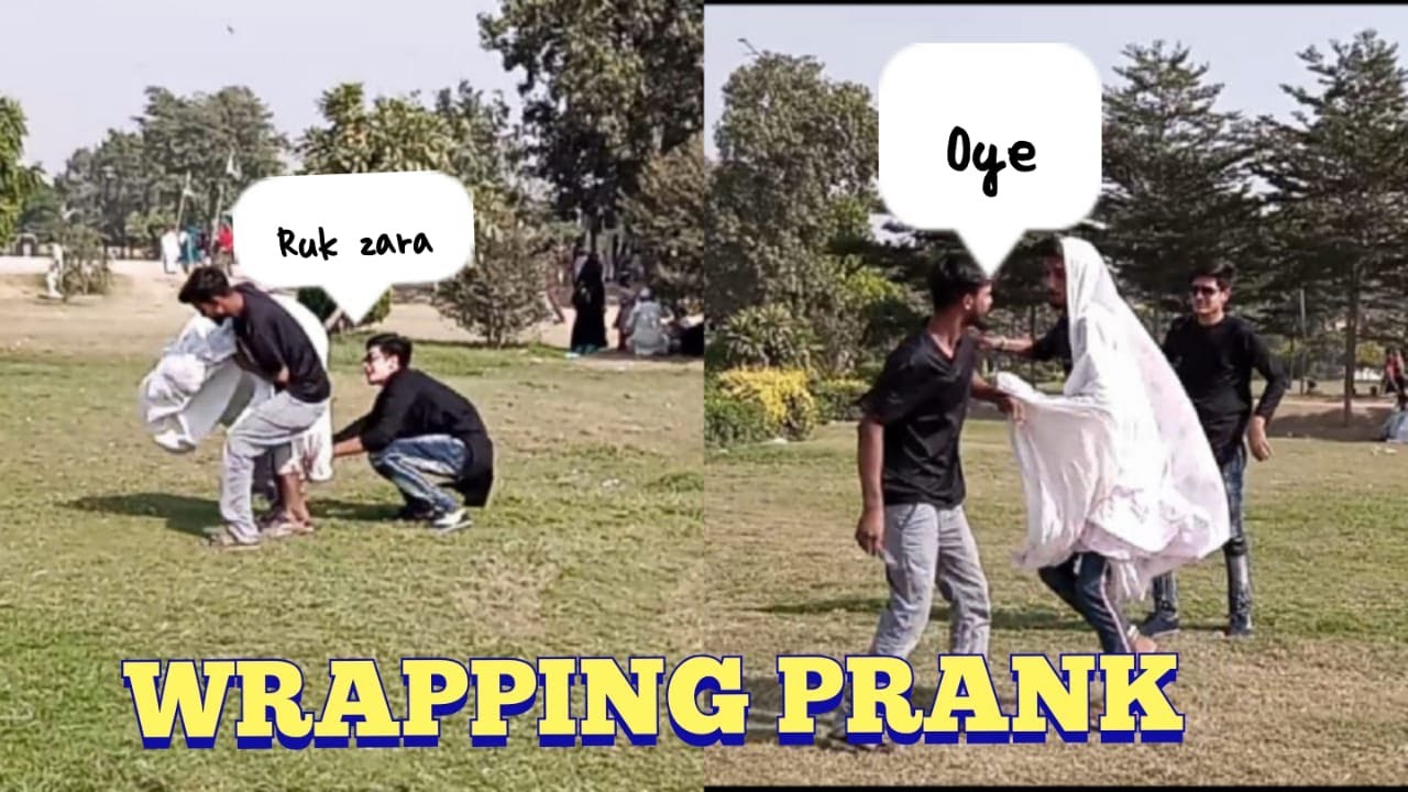 Wrapping People Prank | Prank In Pakistan | Funny Prank | By 3Star ...