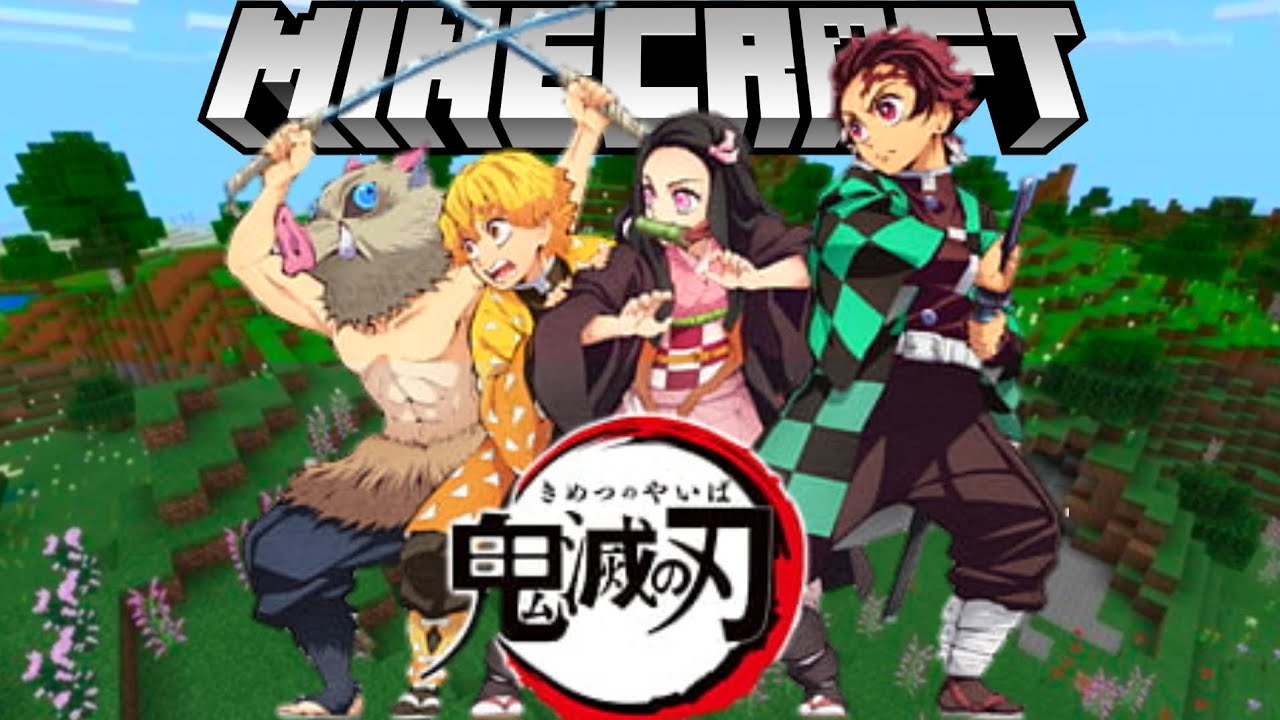 MELHOR ADDON/MOD DE DEMON SLAYER PARA MINECRAFT BEDROCK - YouTube